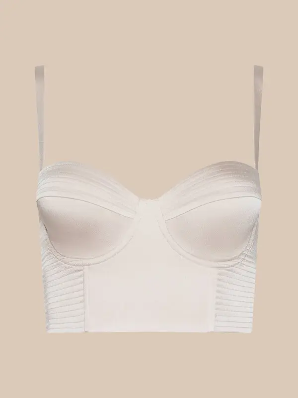 L'Agence Nysa Bustier Top - Champagne