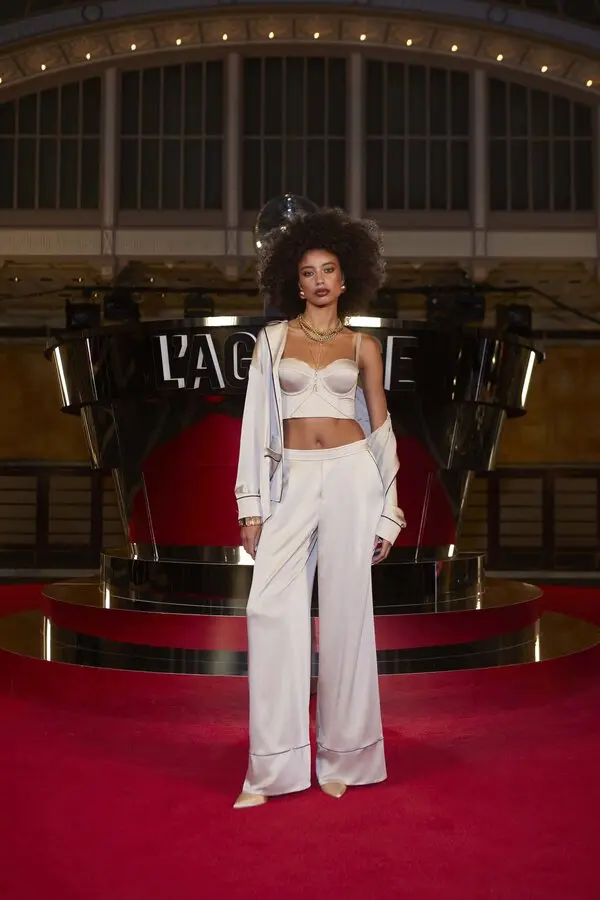 L'Agence Nysa Bustier Top - Champagne