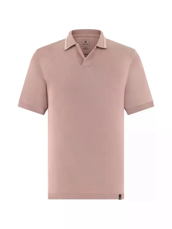 Boggi Milano Open-collar T-shirt - Pink