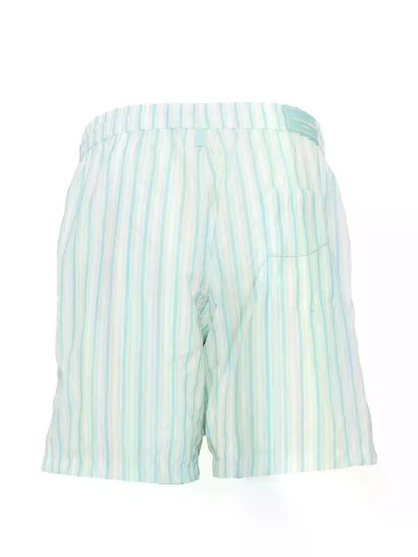 Jacob Cohen Striped Drawstring Swim Shorts
