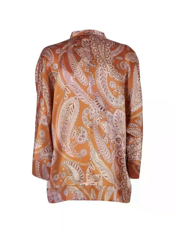 Antonelli Firenze Paisley-pattern Silk Blouse