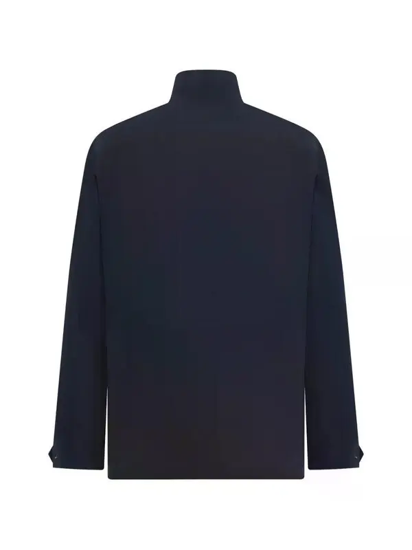 Herno High-neck Multi-pocket Jacket - Blue
