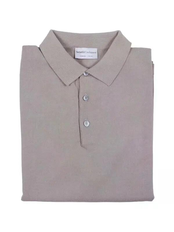 SETTEFILI CASHMERE Knitted Polo Shirt