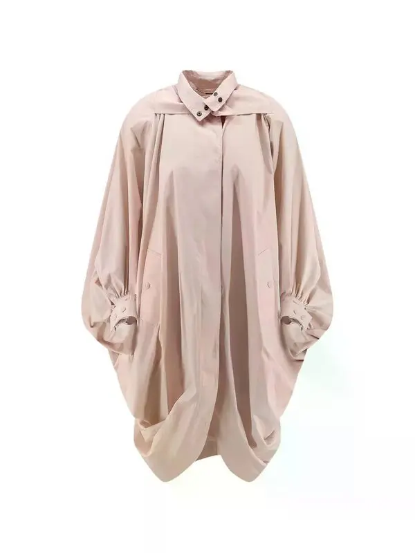 Chloé Poplin Cape Coat