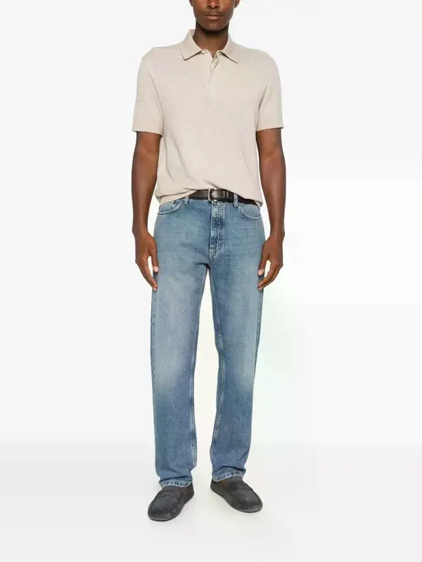 Zegna Short-sleeves Polo Shirt - Neutrals