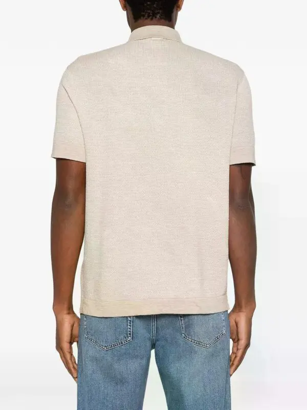 Zegna Short-sleeves Polo Shirt - Neutrals