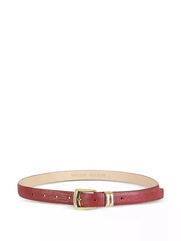 Magda Butrym Grained Leather Belt - Red