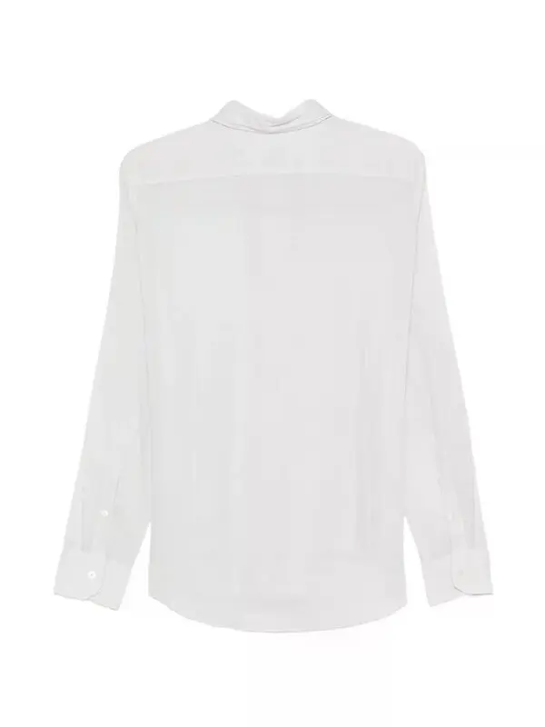 Fedeli Sean Spread-collar Shirt - Grey