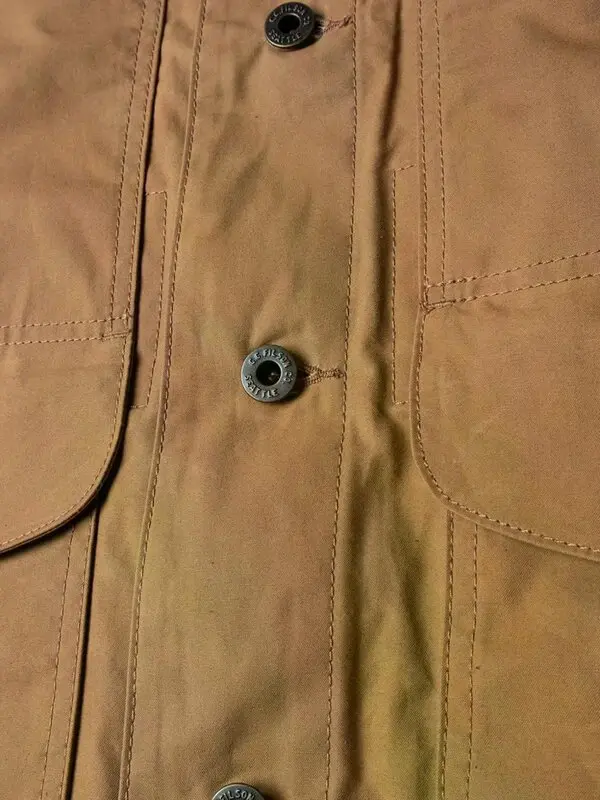 Filson Journeyman Dry-wax Button-up Jacket - Brown