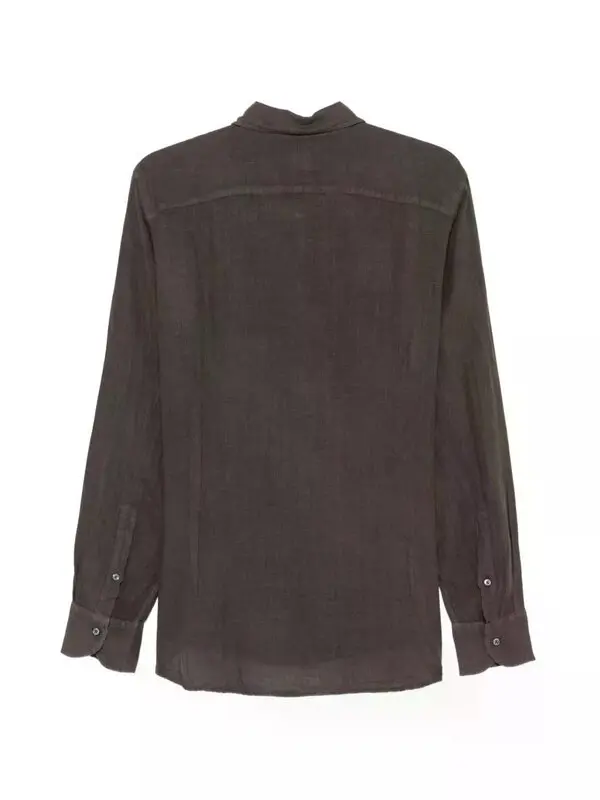 Fedeli Nick Slub-texture Shirt