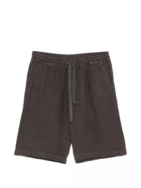 Fedeli Elasticated Drawstring Shorts - Brown