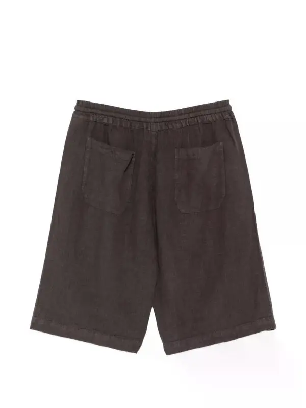 Fedeli Elasticated Drawstring Shorts - Brown