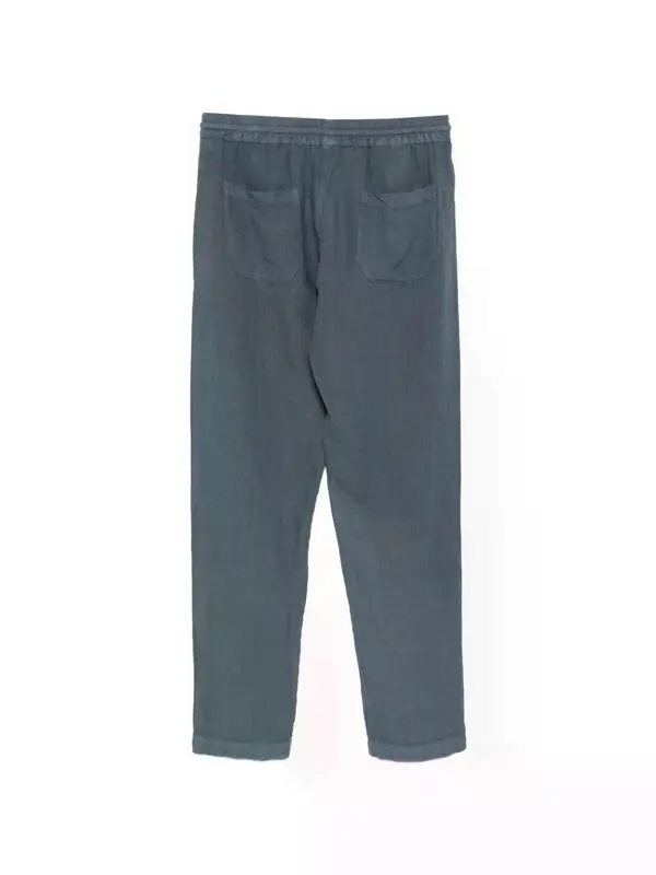 Fedeli Drawstring-waistband Trousers - Blue