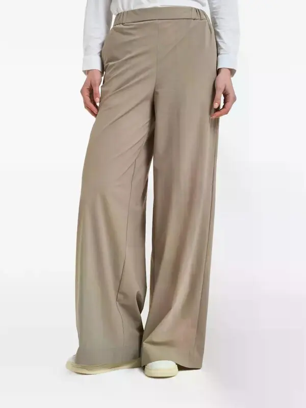 RRD Elasticated Wide-leg Trousers - Neutrals