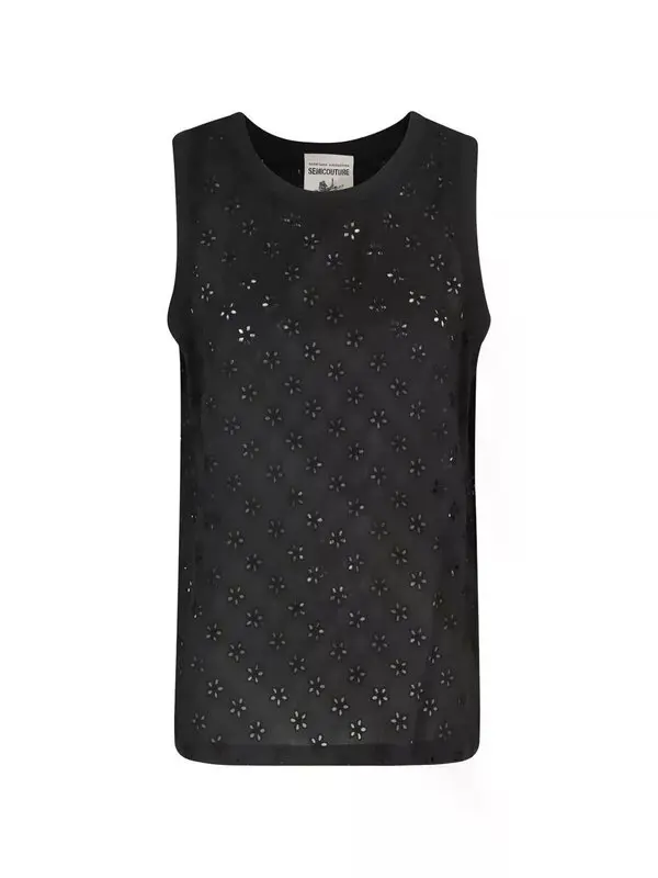 SEMICOUTURE Broderie Anglaise Top