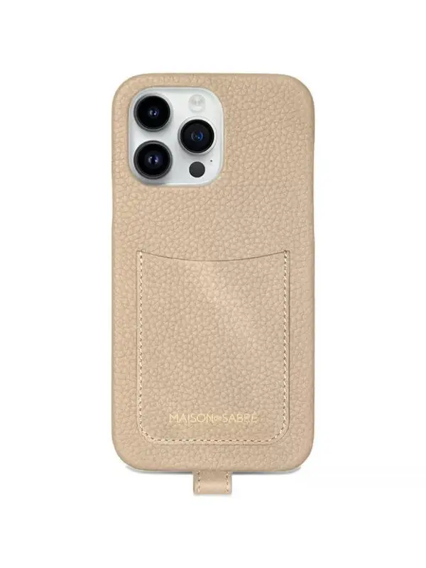 MAISON DE SABRE Sling Iphone 14 Pro Max Case - Neutrals