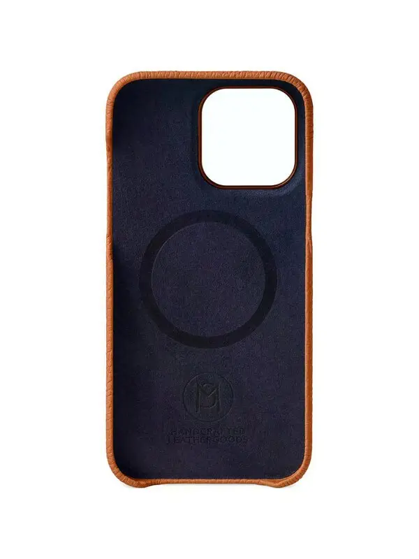MAISON DE SABRE Leather Iphone 15 Pro Case - Brown