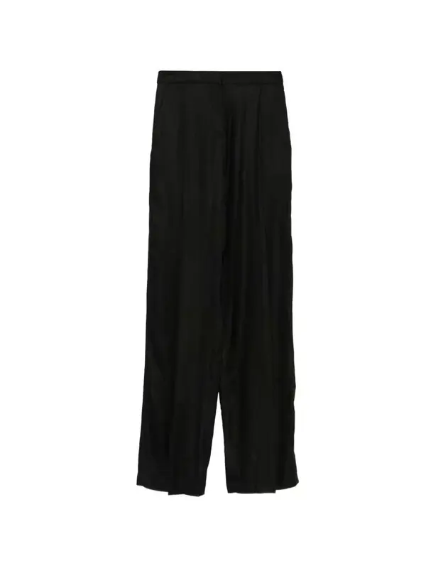 Elisabetta Franchi Pleated Trousers - Black
