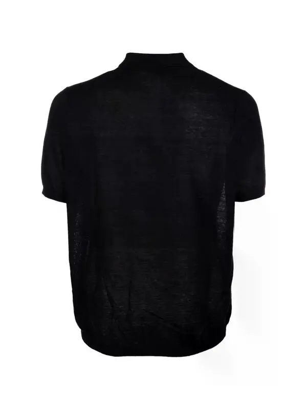 PAOLO RAGAZZINI Fine-knit Polo Shirt
