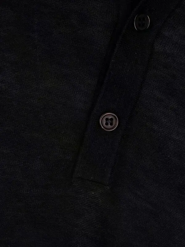 PAOLO RAGAZZINI Fine-knit Polo Shirt