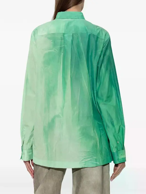 Loewe Button-down Cotton Shirt - Green