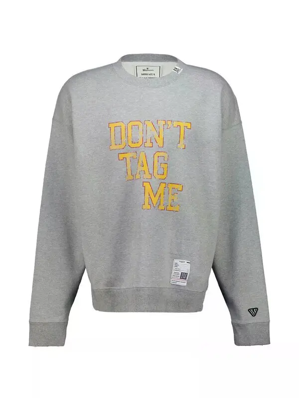 Mihara Yasuhiro Slogan-print Distressed Sweatshirt