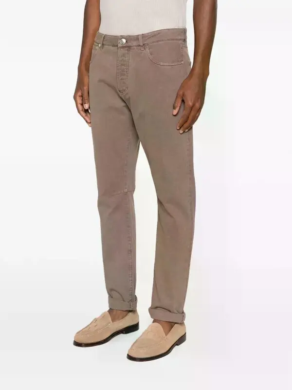 Brunello Cucinelli Five-pocket Jeans - Brown