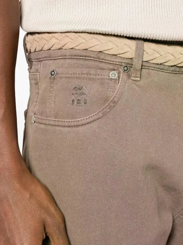 Brunello Cucinelli Five-pocket Jeans - Brown