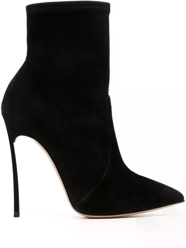 Casadei Blade 125mm Leather Ankle Boots