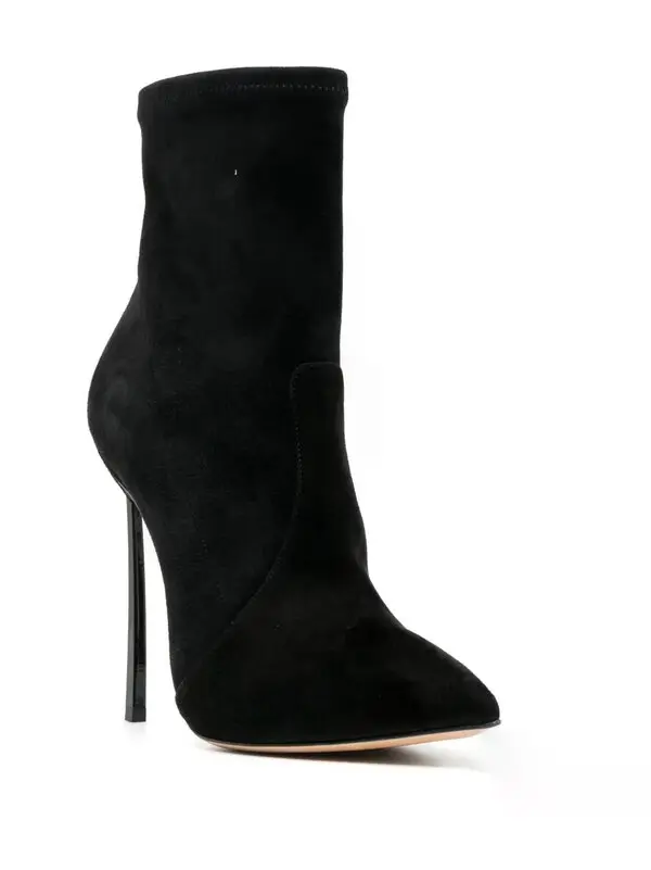 Casadei Blade 125mm Leather Ankle Boots