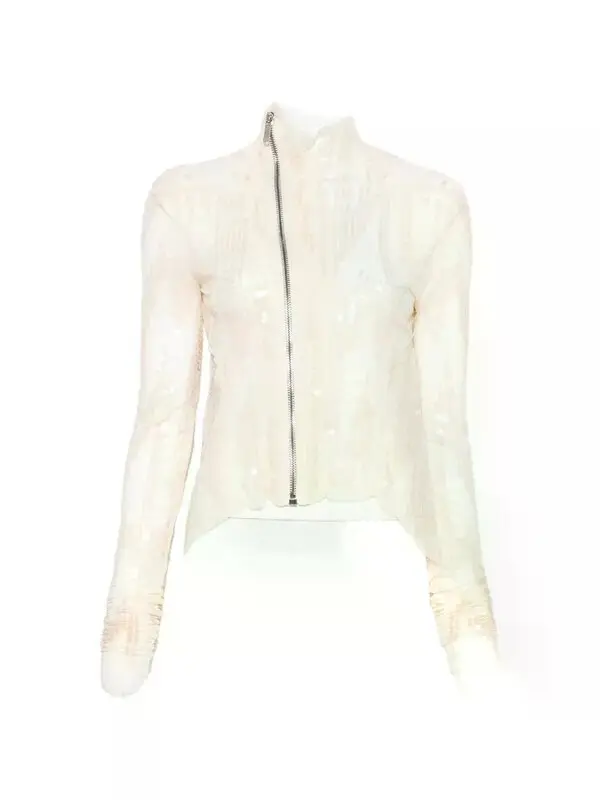 Rick Owens Sequin-embellished Jacket - Neutrals