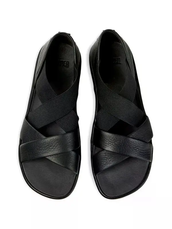 Camper Right Isla Crossover Leather Sandals