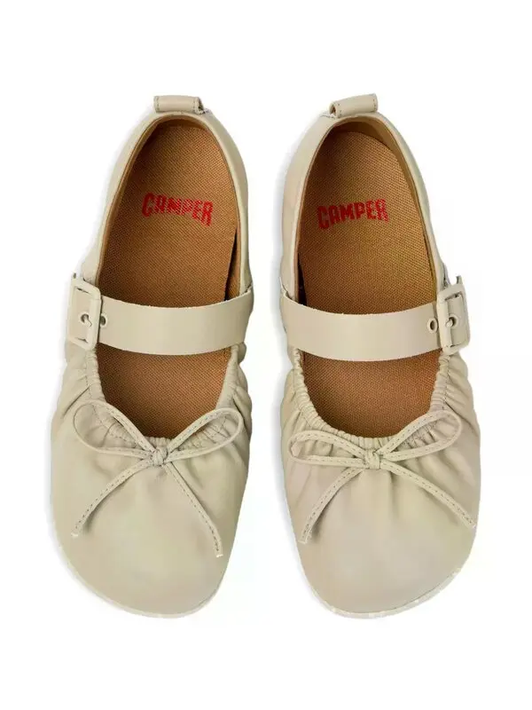 Camper Wabi Buckle Ballet Flats - Neutrals