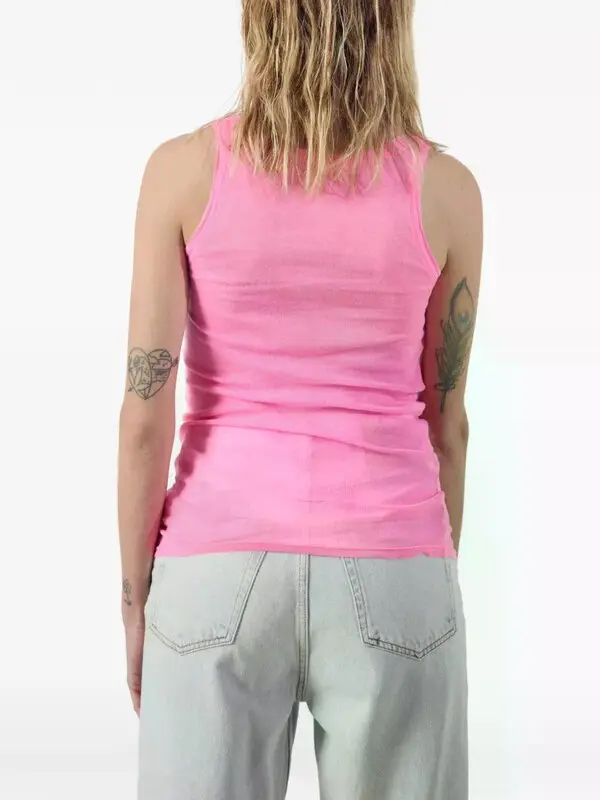 American Vintage Massachusetts Tank Top - Pink