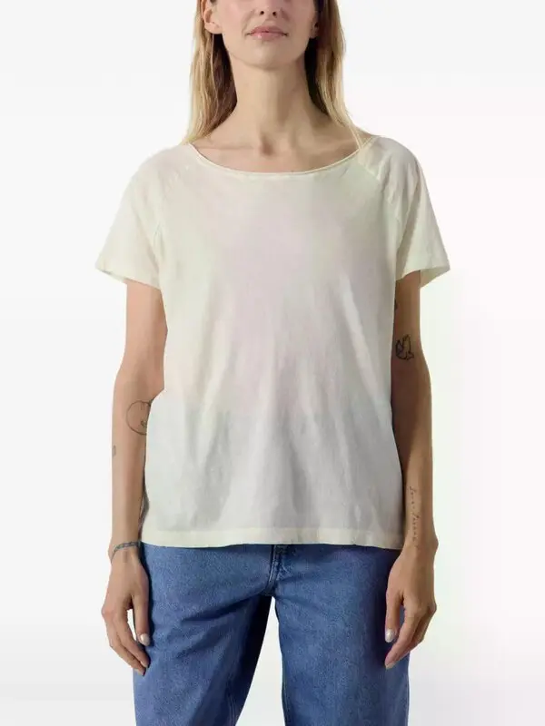 American Vintage Laloom Boat-neck T-shirt - White