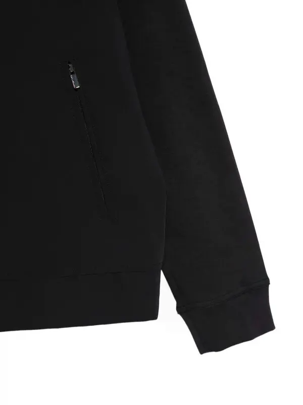 Paul & Shark Zip-up Drawstring Hoodie - Black