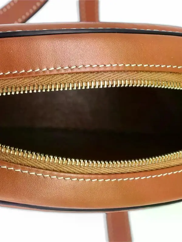 Celine Triomphe Oval Crossbody Bag - Brown