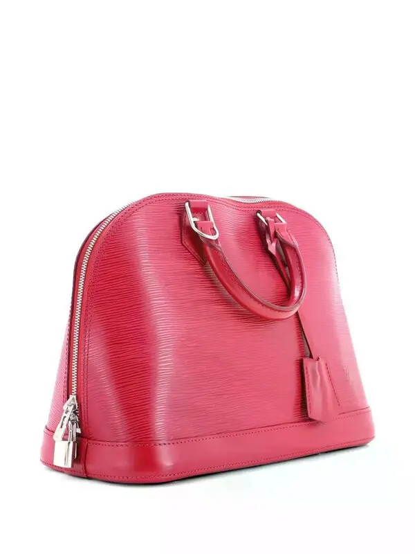 LOUIS VUITTON Alma Handbag Epi Leather Pm - Red