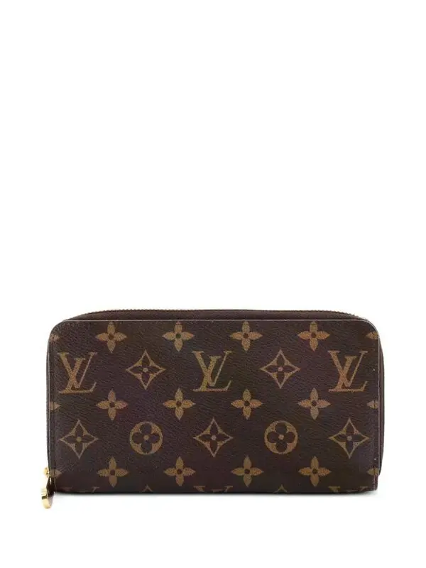 LOUIS VUITTON Zippy Wallet Monogram Canvas Small Wallets - Brown