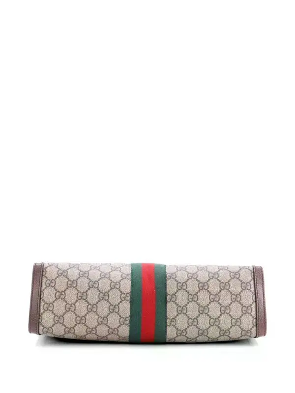Gucci Ophidia Chain Gg Coated Canvas Medium Shoulder Bag - Brown