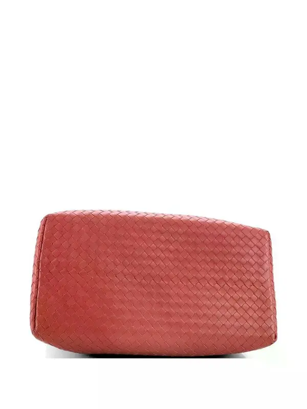 Bottega Veneta Roma Intrecciato Nappa Medium Tote - Pink