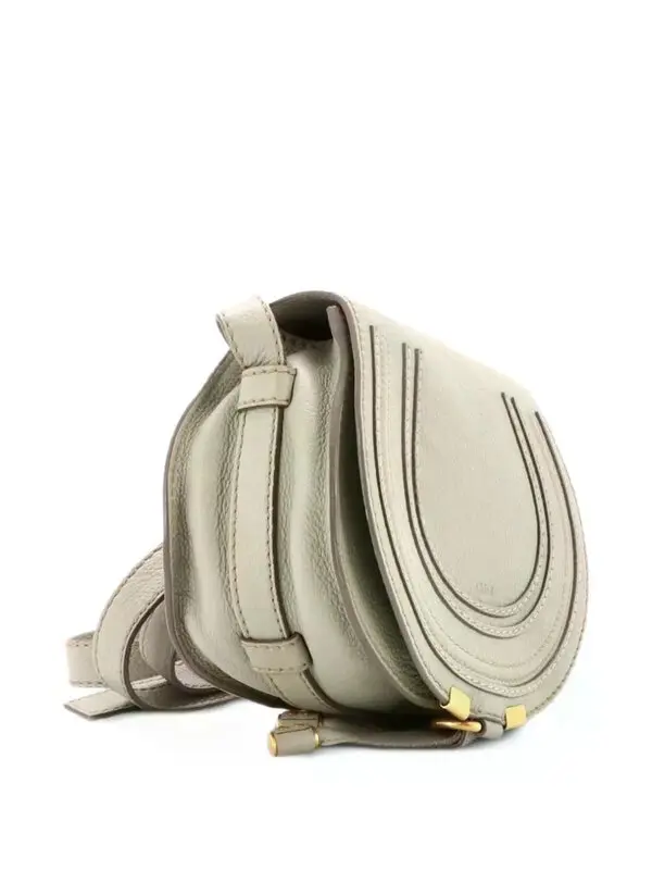 Chloé Marcie Leather Mini Crossbody Bag - Green