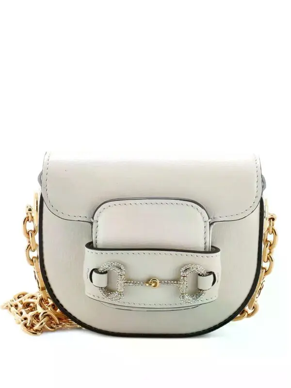 Gucci Horsebit 1955 Chain Convertible Belt Bag - Neutrals