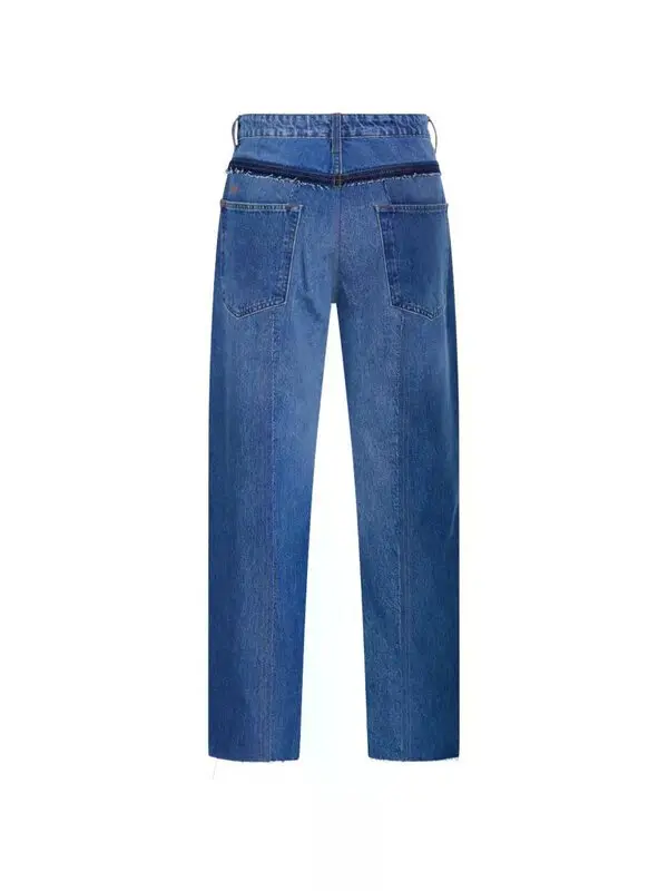 LITKOVSKA High-rise Straight-leg Denim Jeans - Blue