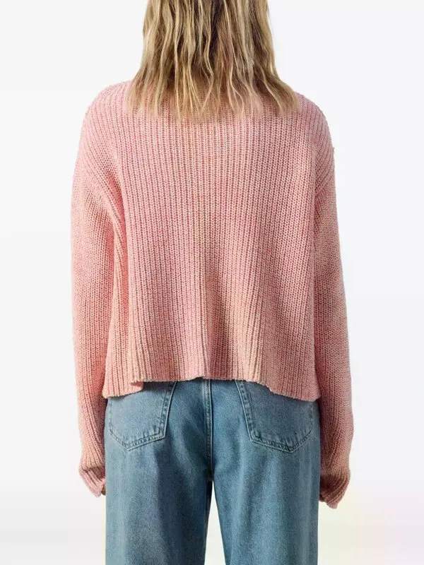 American Vintage Twily Ribbed-knit Sweater - Pink