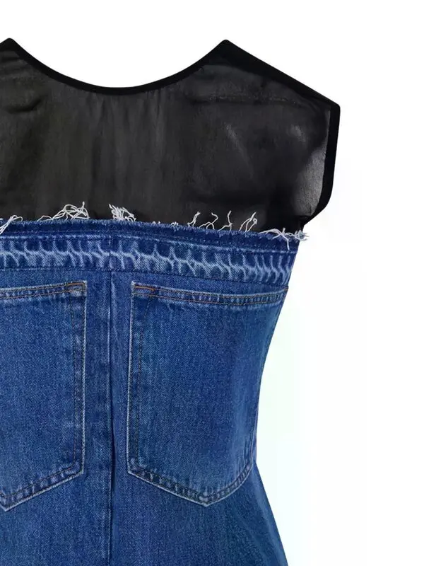 LITKOVSKA Tailored Denim Bustier
