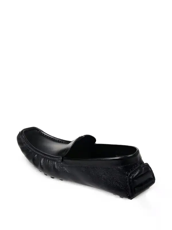 Balenciaga Portofino Calfskin Loafers - Black