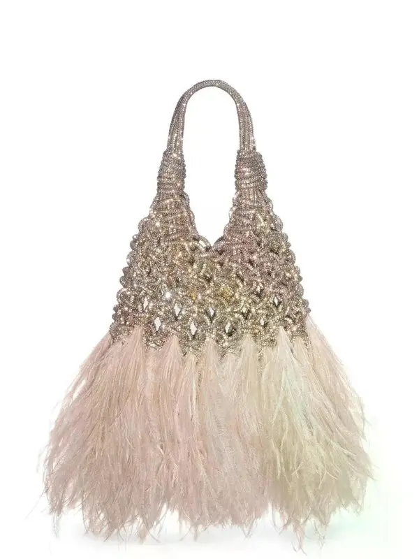 HIBOURAMA Vannifique Crystal-embellished Tote - Gold