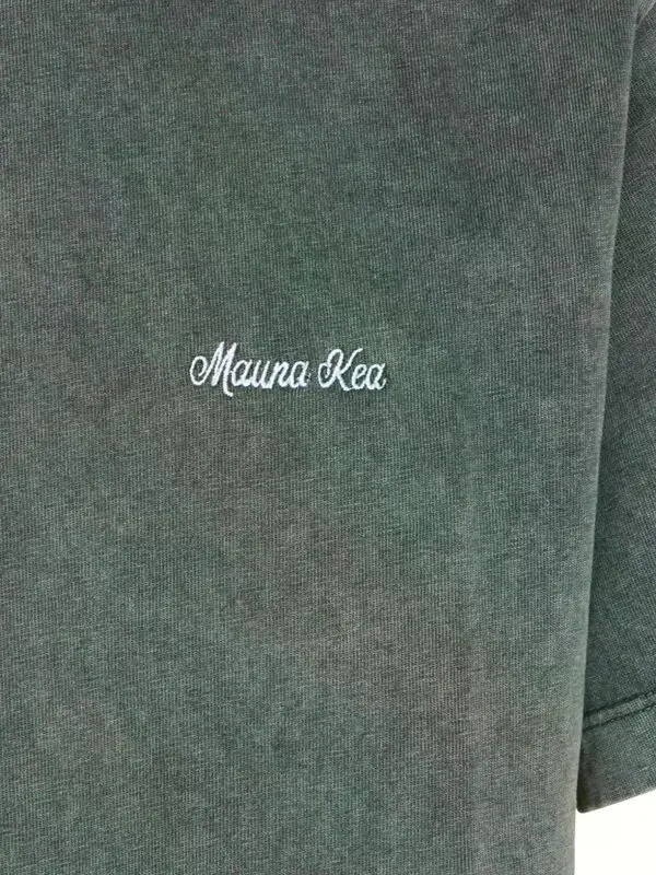 MAUNA KEA Logo-embroidered T-shirt - Grey