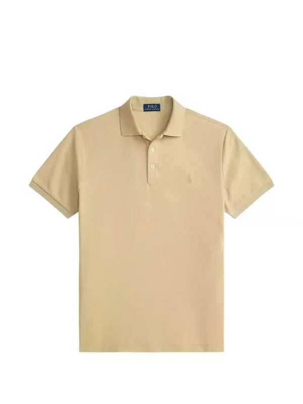 Polo Ralph Lauren Embroidered-logo Polo Shirt - Neutrals